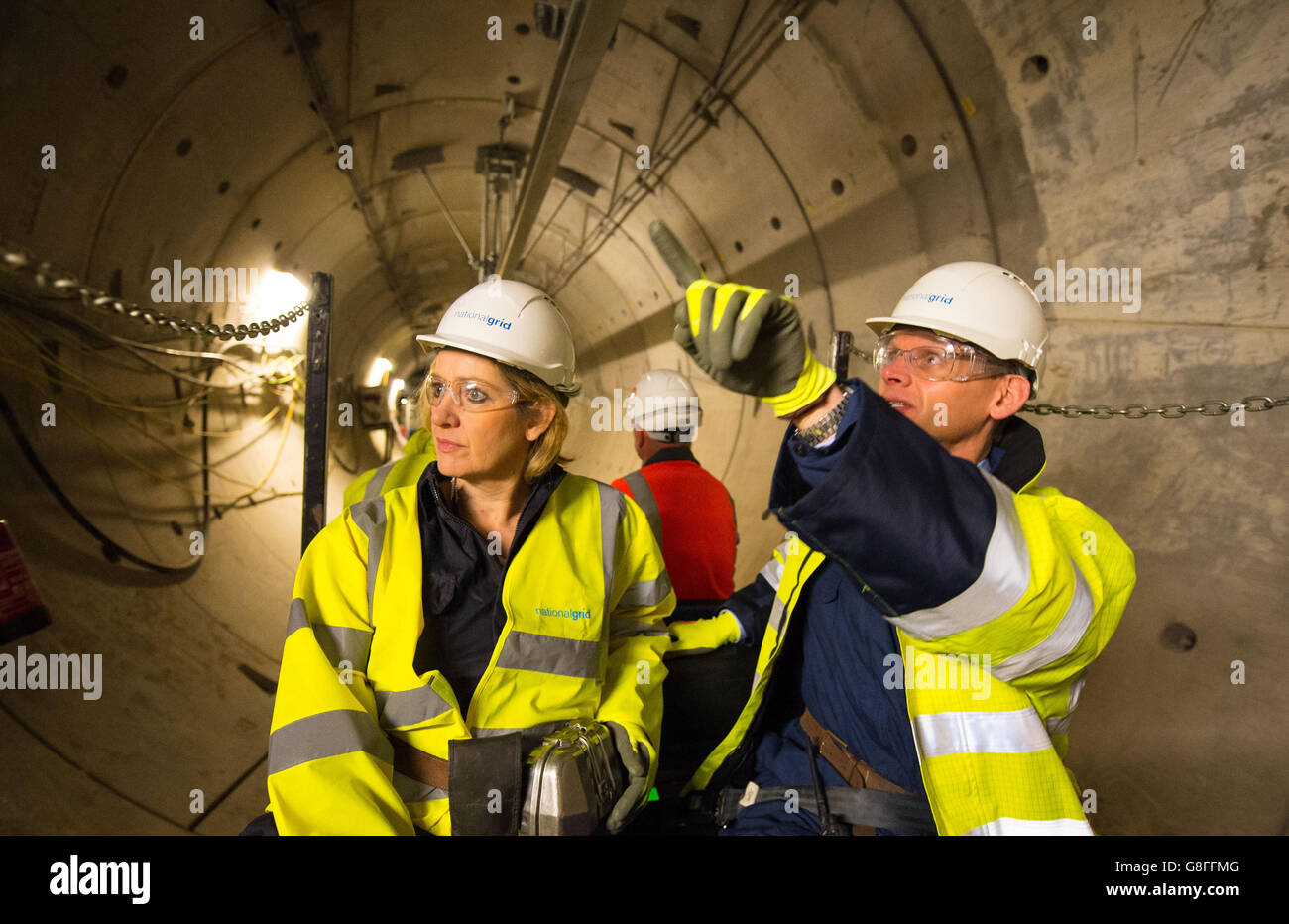 Amber rudd besuch im nationalen netz -Fotos und -Bildmaterial in hoher ...