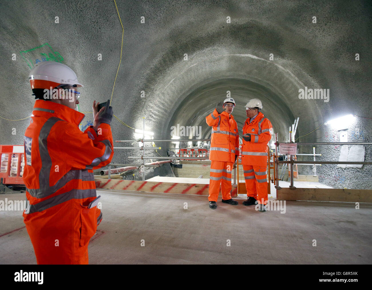 Lord Adonis, Vorsitzender der National Infrastructure Commission (Mitte ...