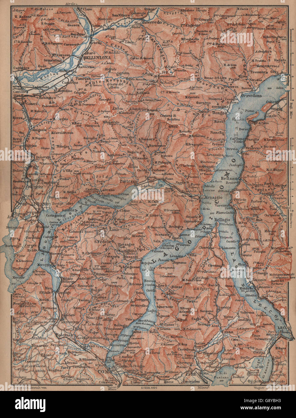 Lecco mappa -Fotos und -Bildmaterial in hoher Auflösung – Alamy