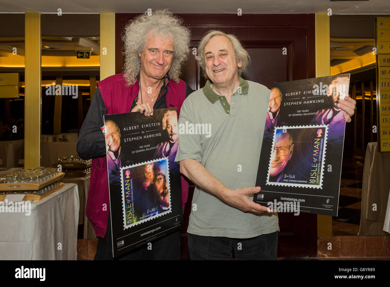 Brian May & Malcolm Perry Starmus-Festival, wo die Isle Of Man Post ...