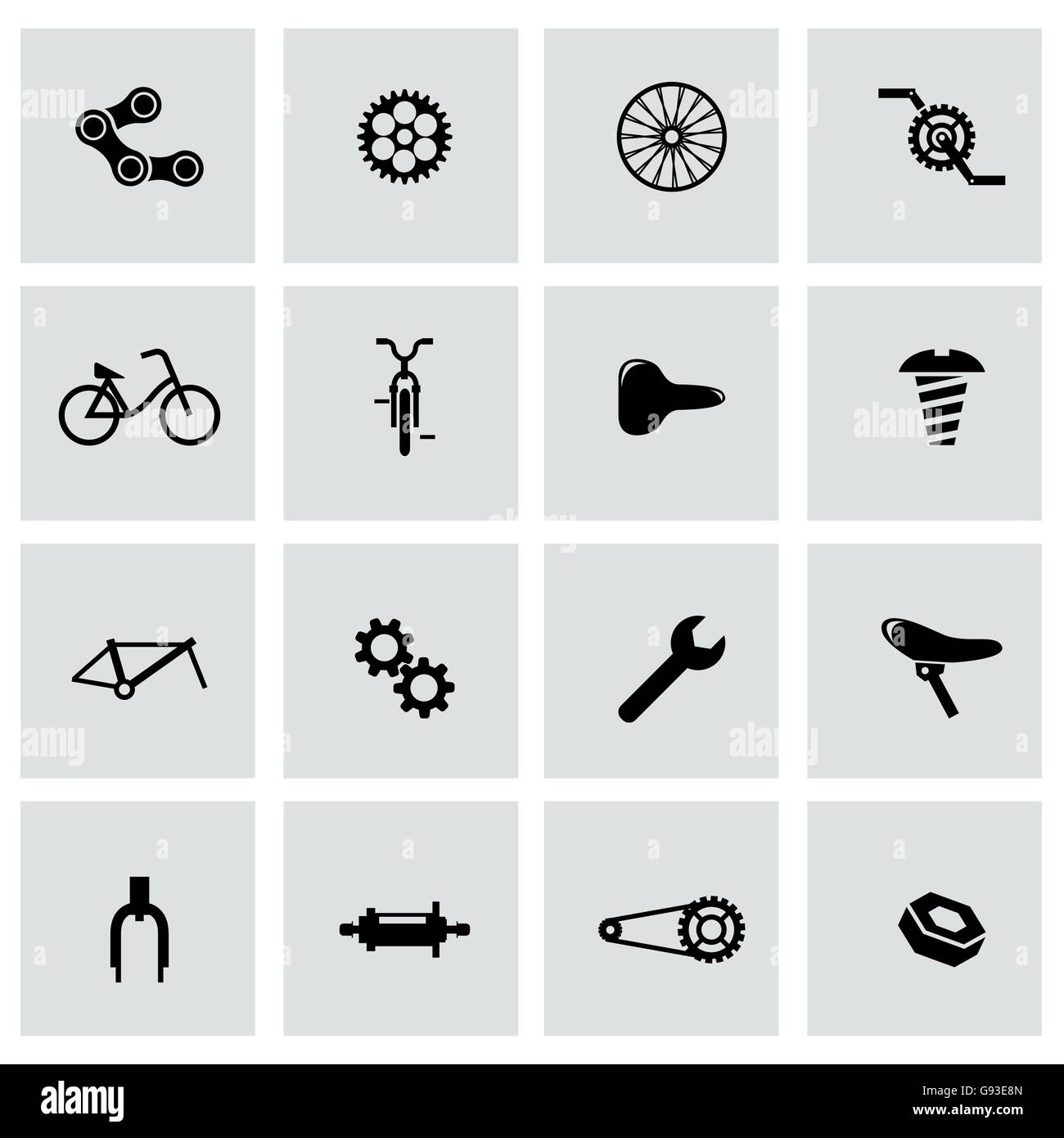 Fahrrad piktogramme Stock-Vektorgrafiken kaufen - Alamy