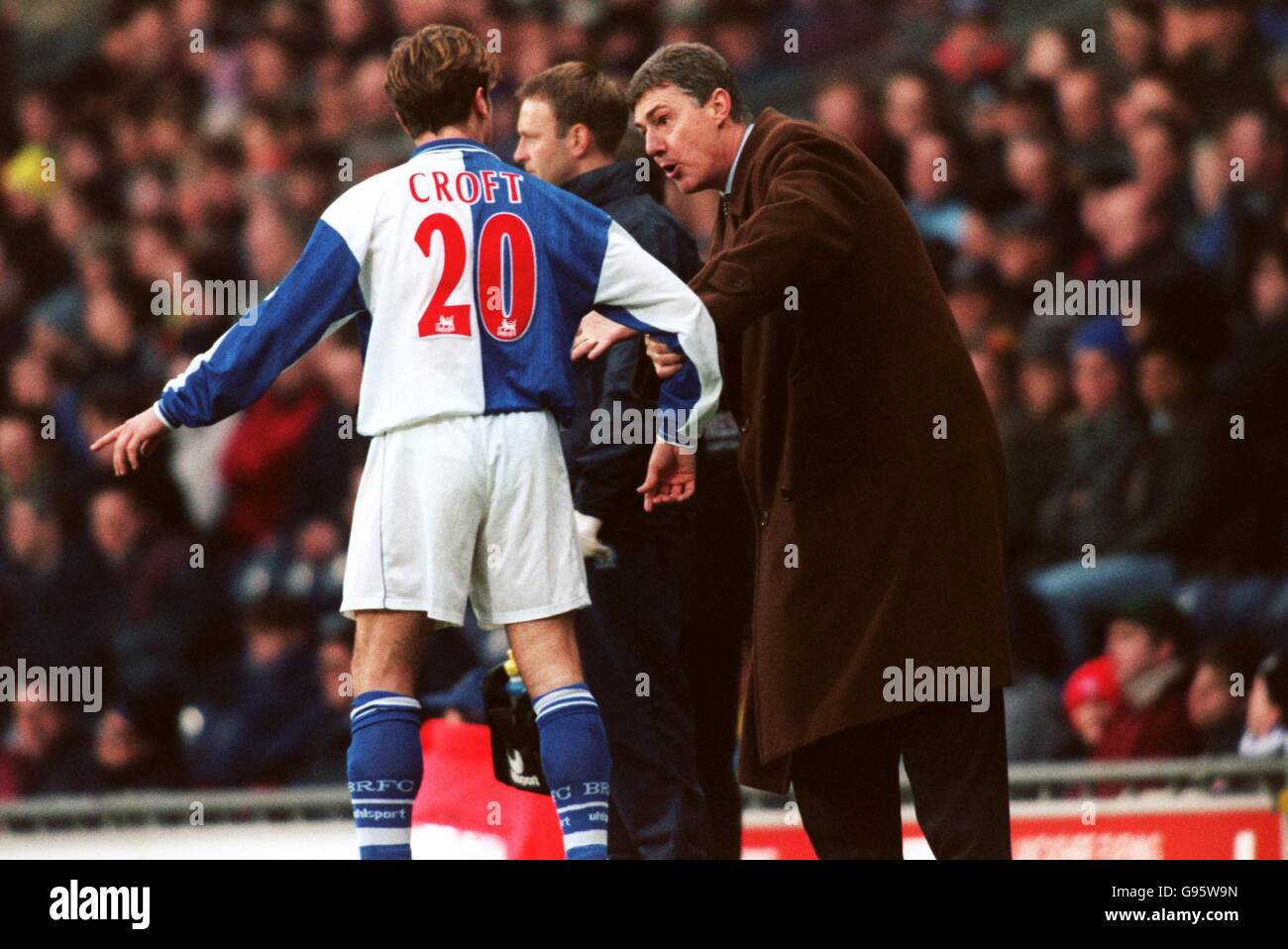 Blackburns neuer manager brian kidd gibt gary croft anweisungen -Fotos ...