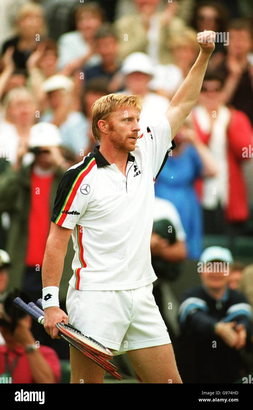 Boris becker wimbledon sieg -Fotos und -Bildmaterial in hoher Auflösung ...
