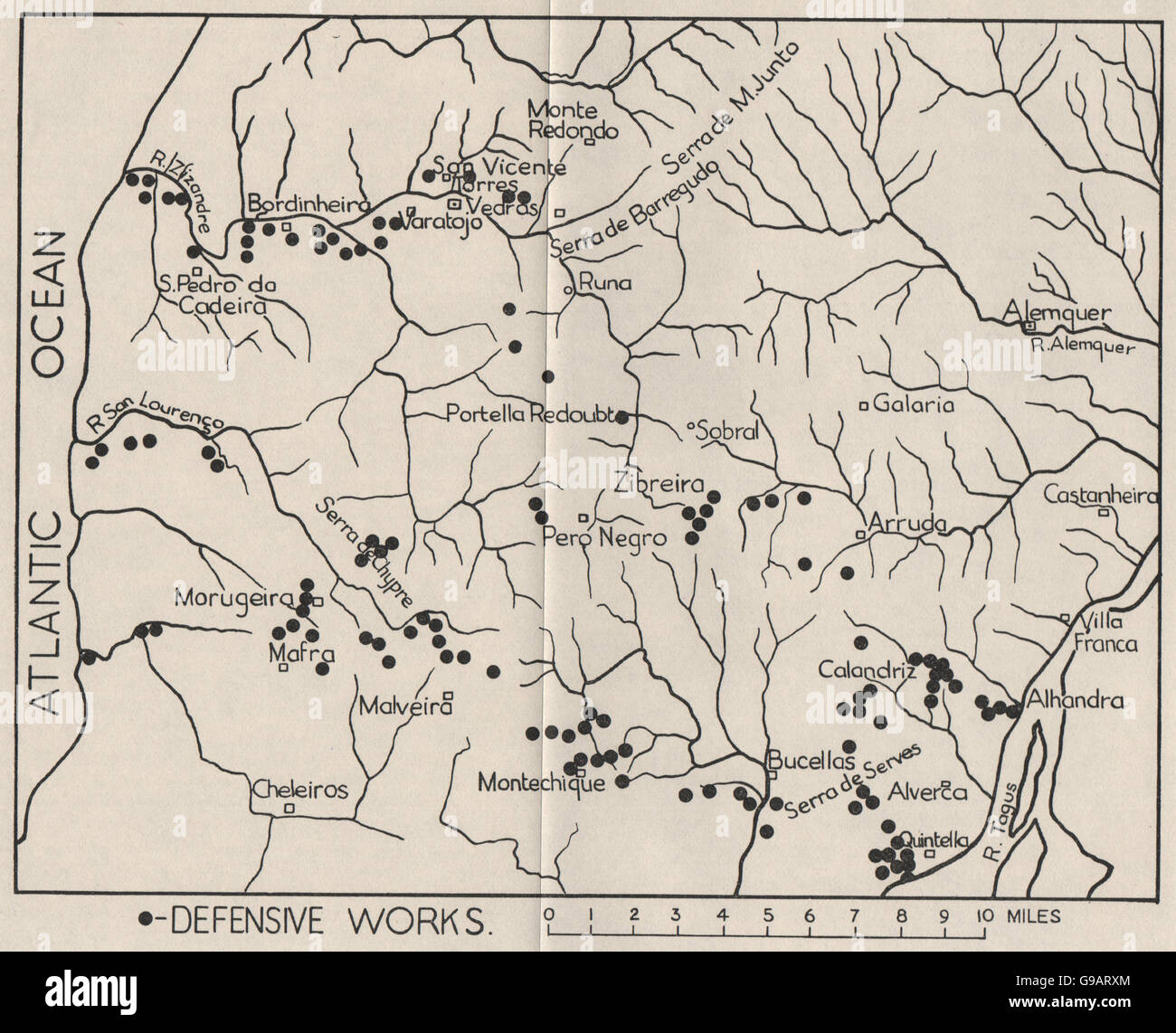 PORTUGAL: Torres Vedras.Defenses.Alenquer.WW2 ROYAL NAVY INTELLIGENCE ...