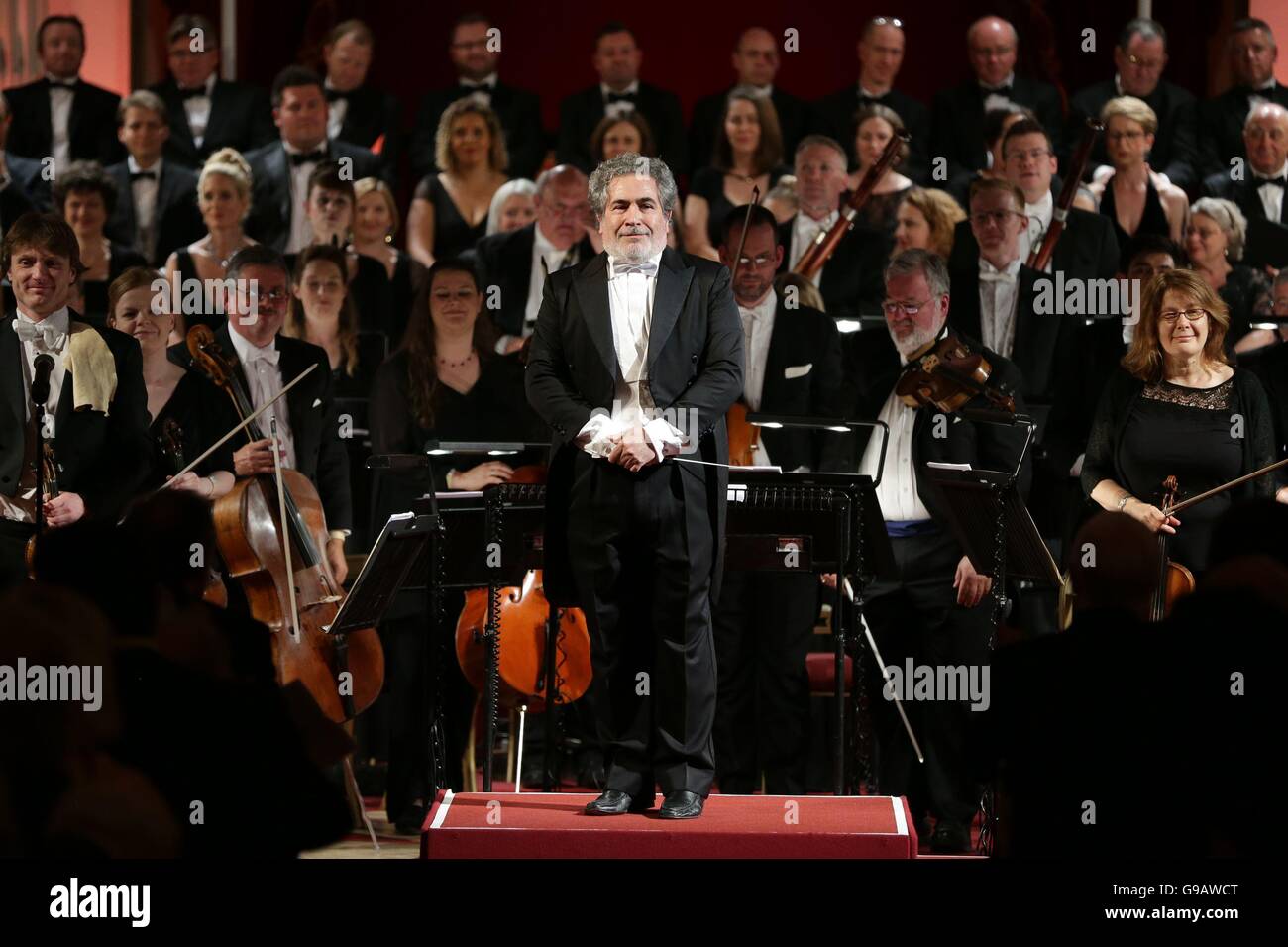 Der Prince Of Wales besucht ein 70. Geburtstag-Gala-Konzert für Welsh ...