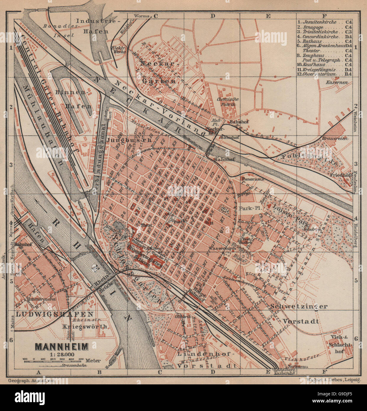 Mappa di mannheim -Fotos und -Bildmaterial in hoher Auflösung – Alamy