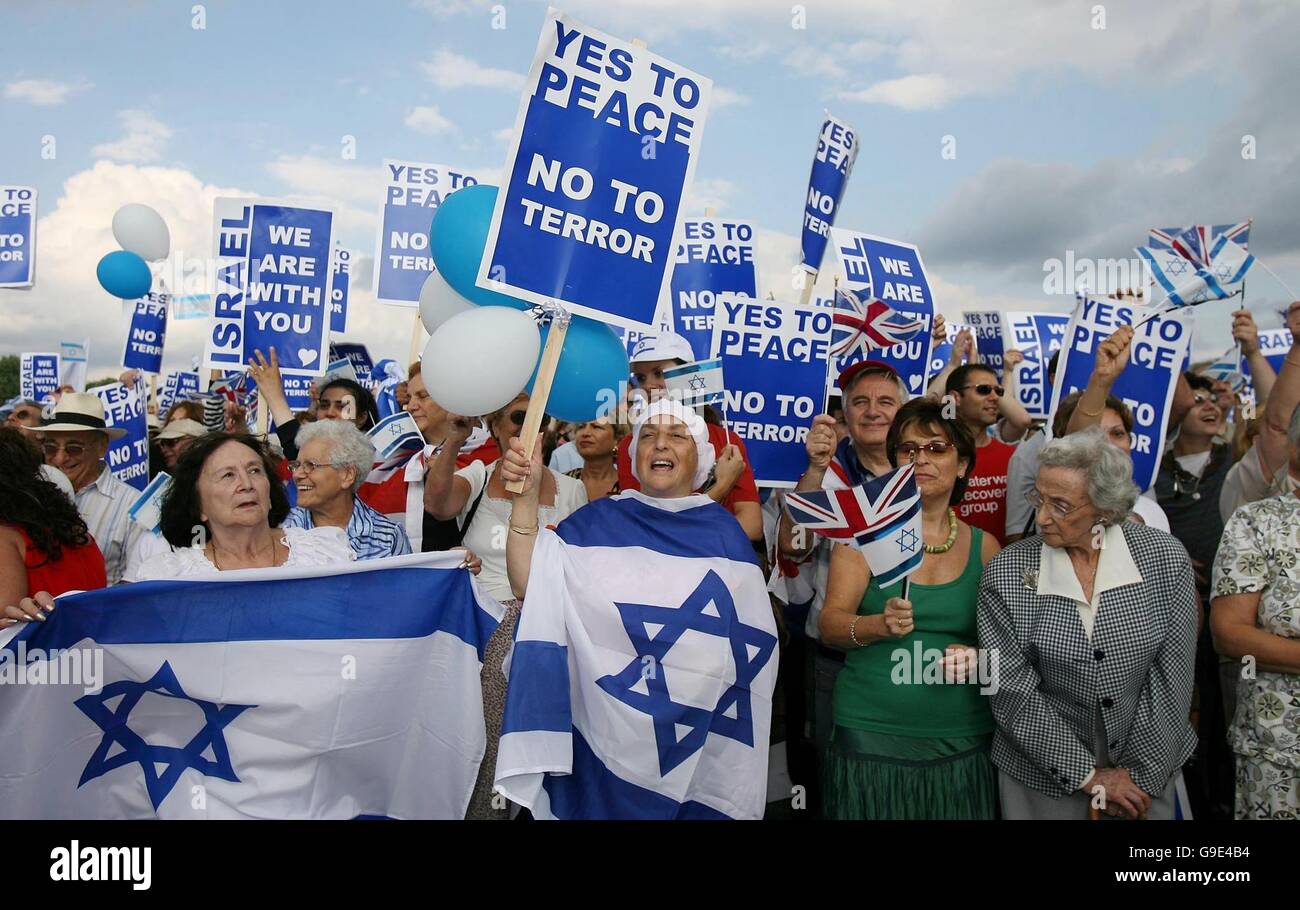 Israel supporters -Fotos und -Bildmaterial in hoher Auflösung – Alamy