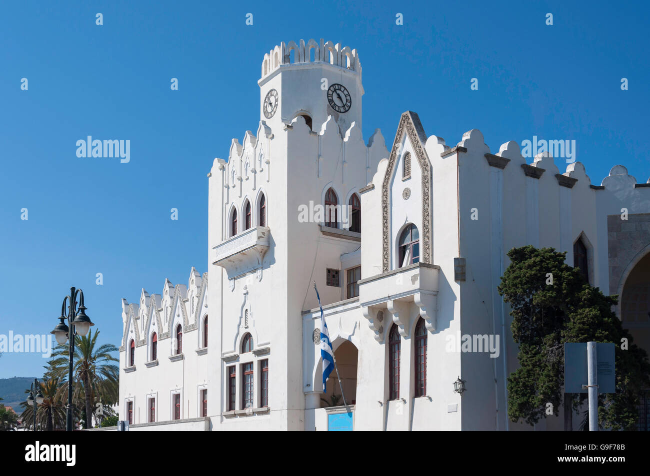 Kos-Polizeistation administrative Gebäude, Kos-Stadt, Kos (Cos), die ...