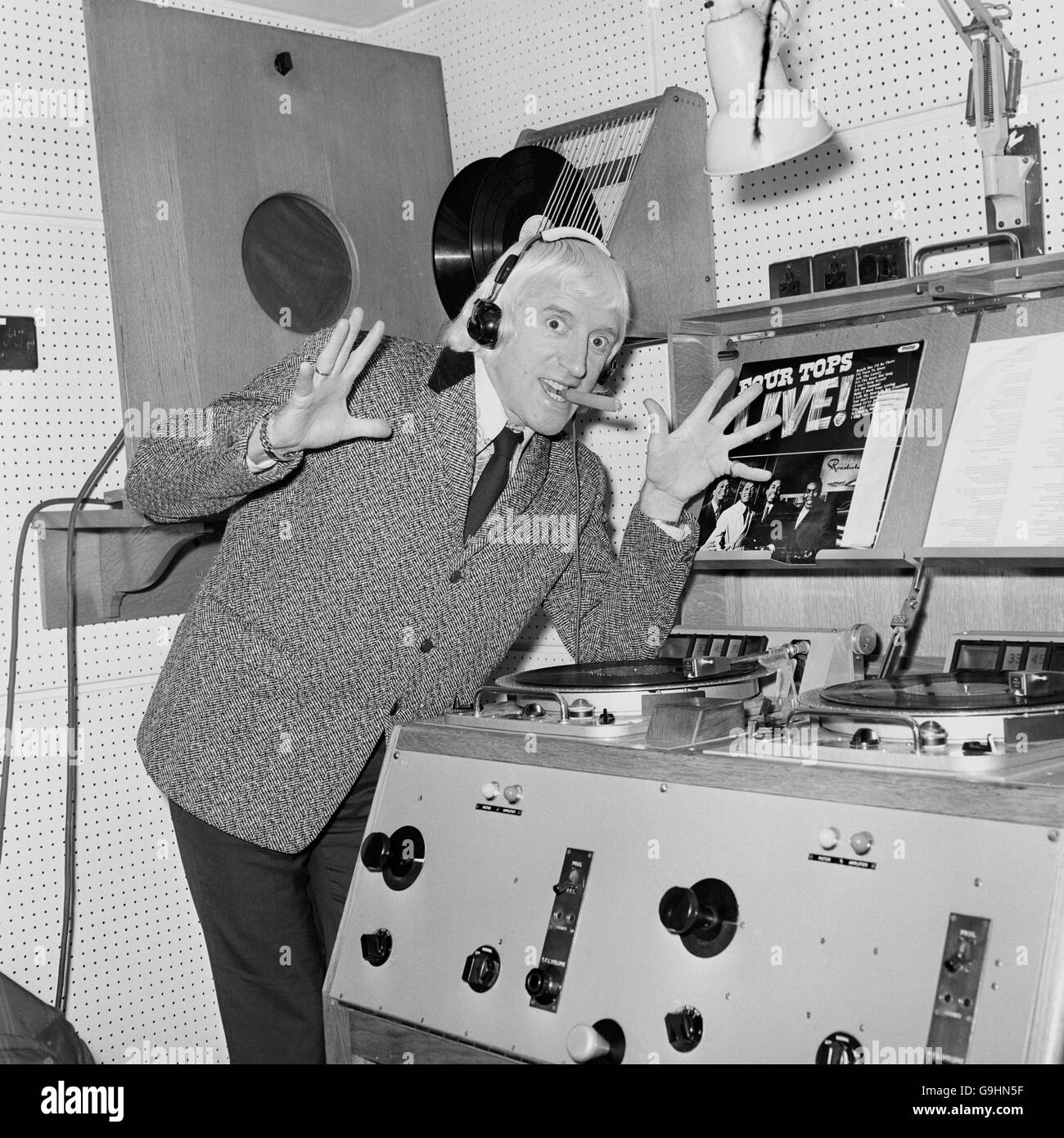 Jimmy saville jimmy saville saville savile savile Schwarzweiß ...