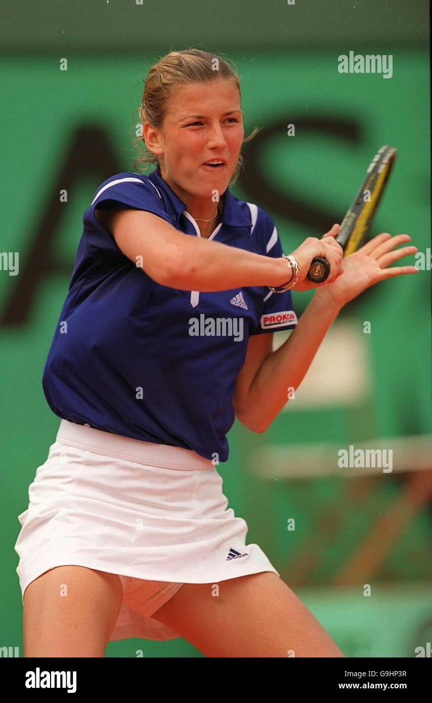 Anke huber in aktion gegen magdalena grzybowska -Fotos und ...