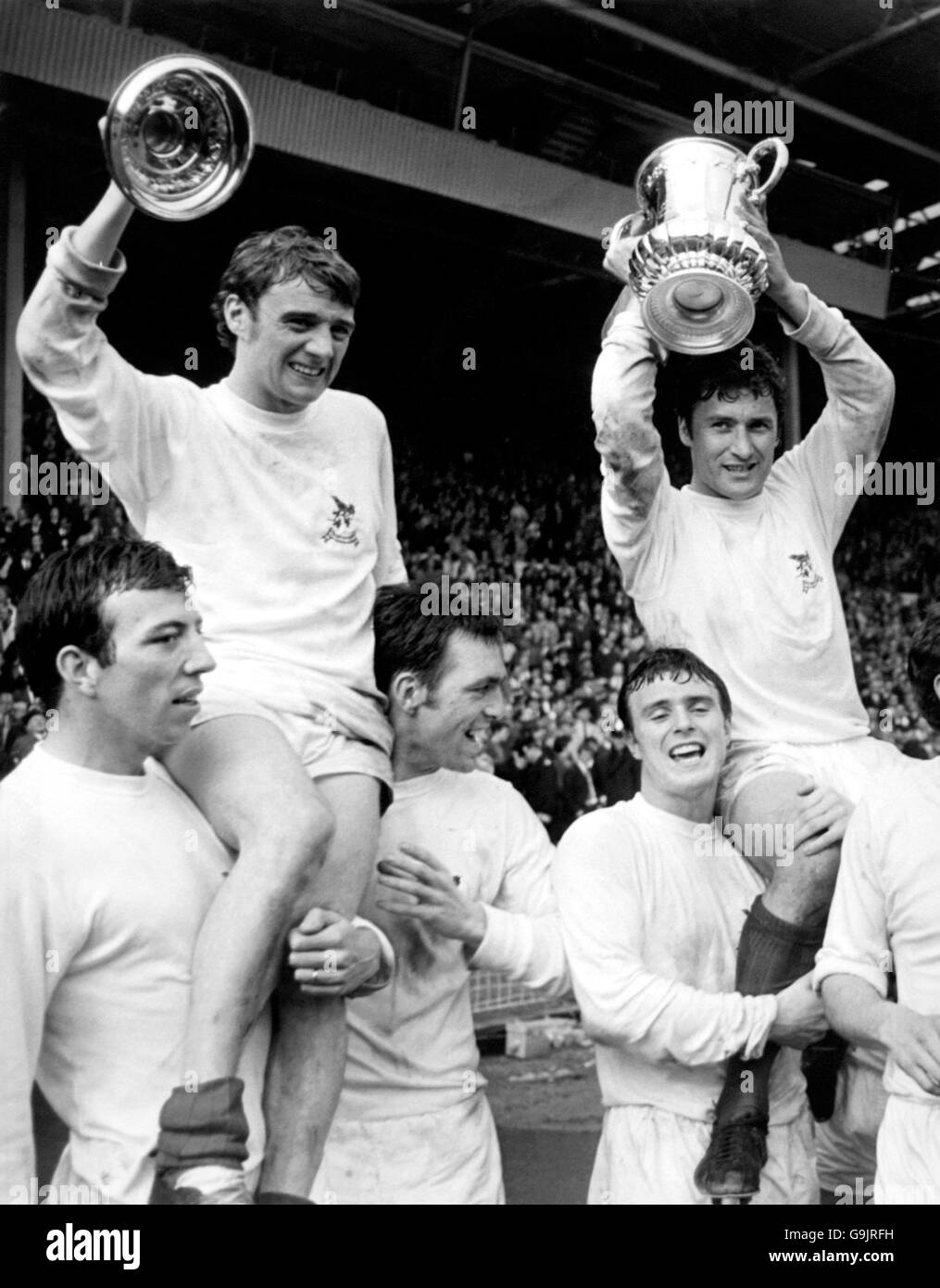 Clive clark john talbot feiert den sieg -Fotos und -Bildmaterial in ...