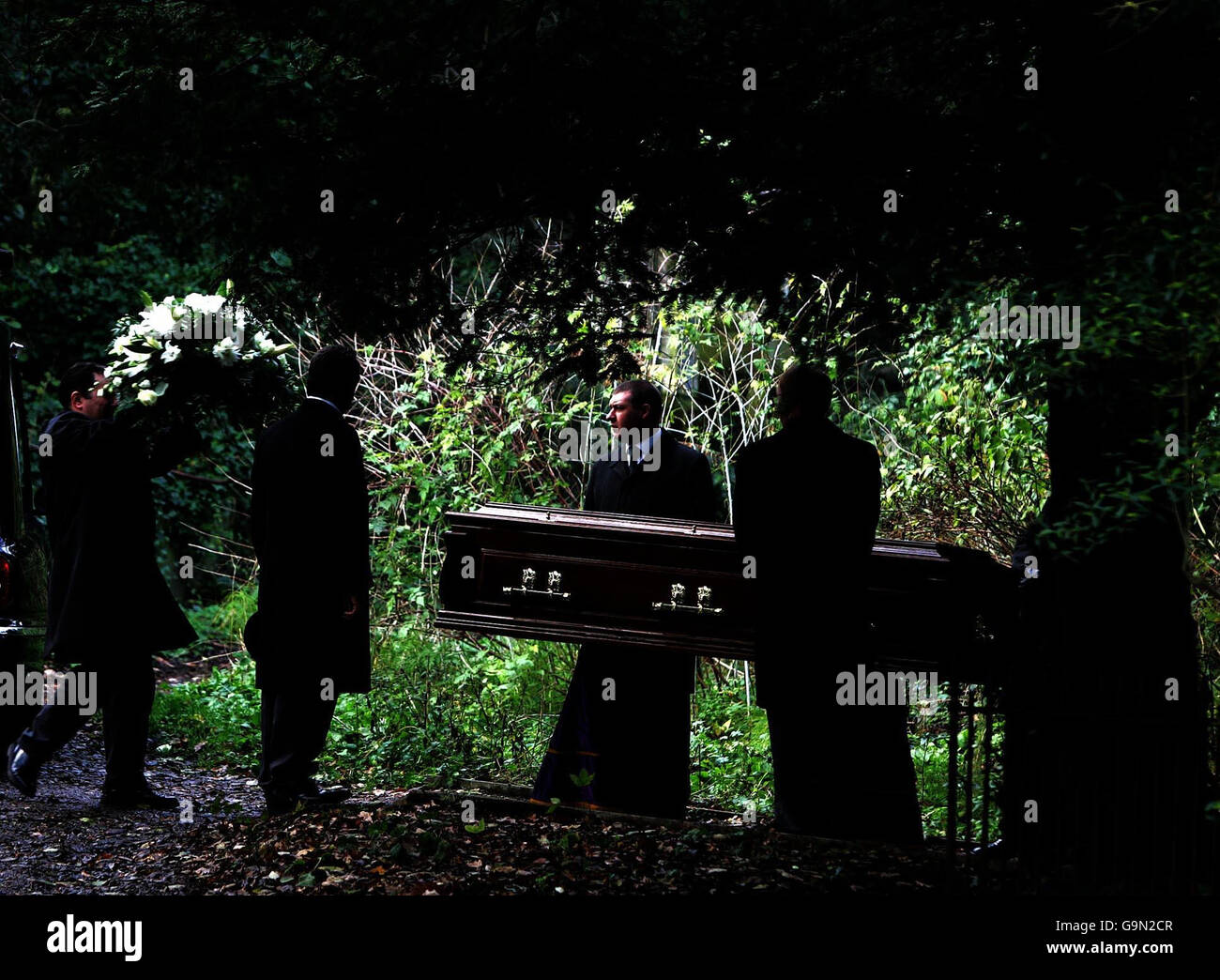 Die Beerdigung des ehemaligen russischen Spions Alexander Litwinenko ...