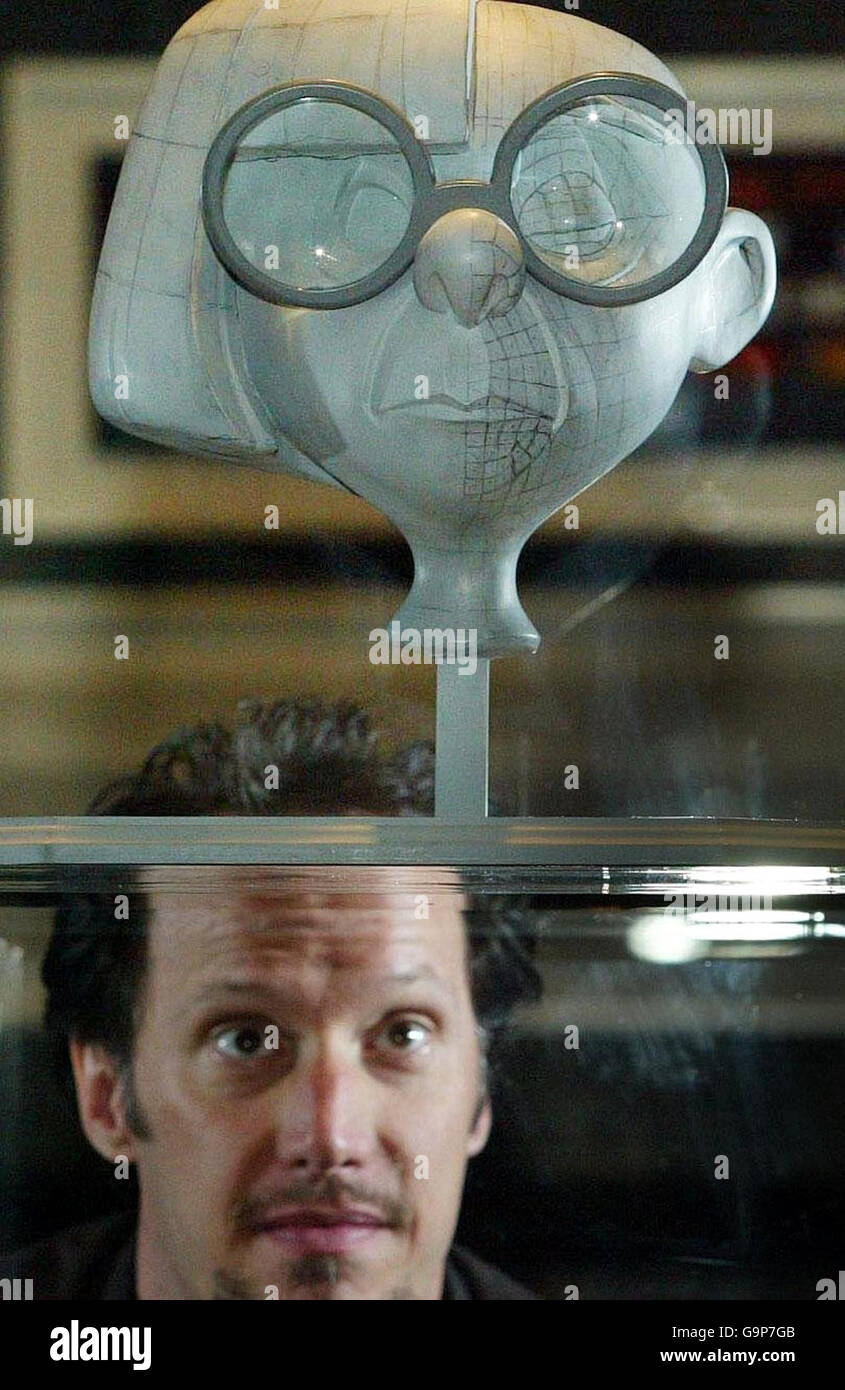 Warren Trezevant, ein pixar-Animator, blickt auf ein Harz aus dem Film ...