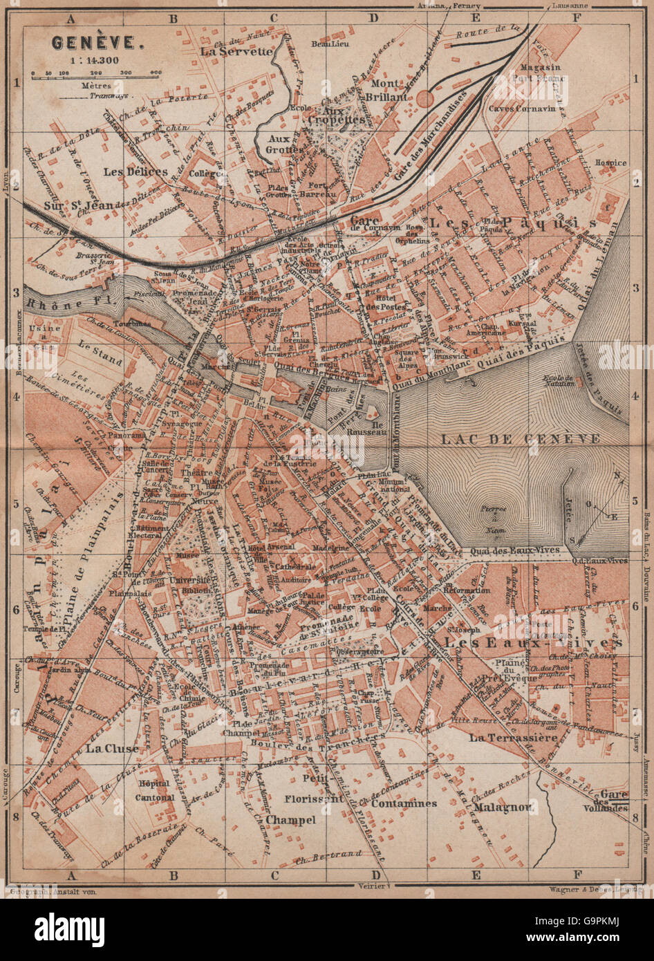 Genfer stadtplan -Fotos und -Bildmaterial in hoher Auflösung – Alamy