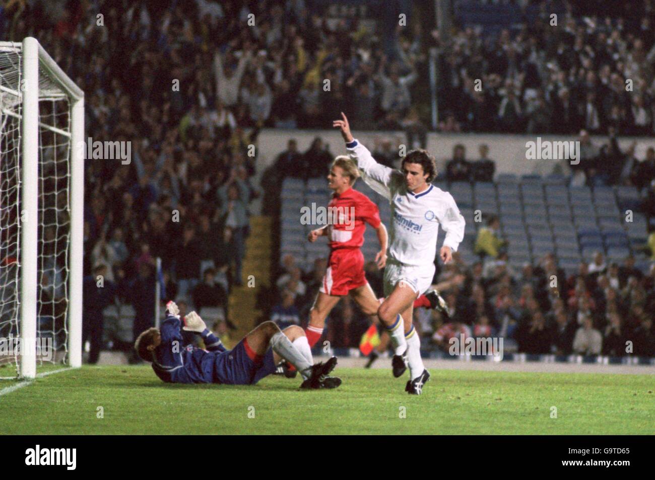 Leeds feiert ihr 1 tor -Fotos und -Bildmaterial in hoher Auflösung – Alamy