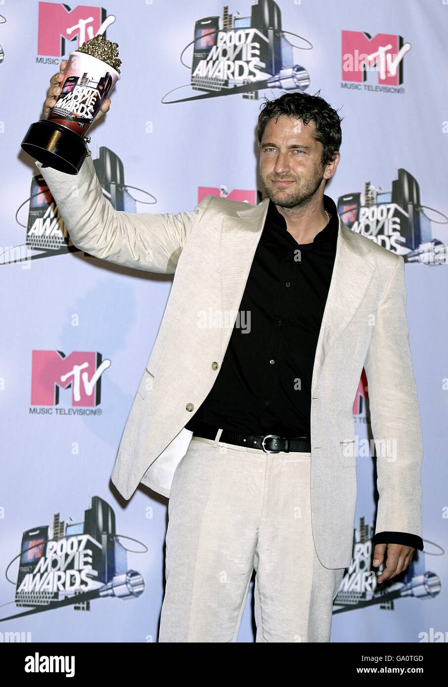 Gerard Butler erhielt den Preis für den besten Kampf für seine Rolle im ...