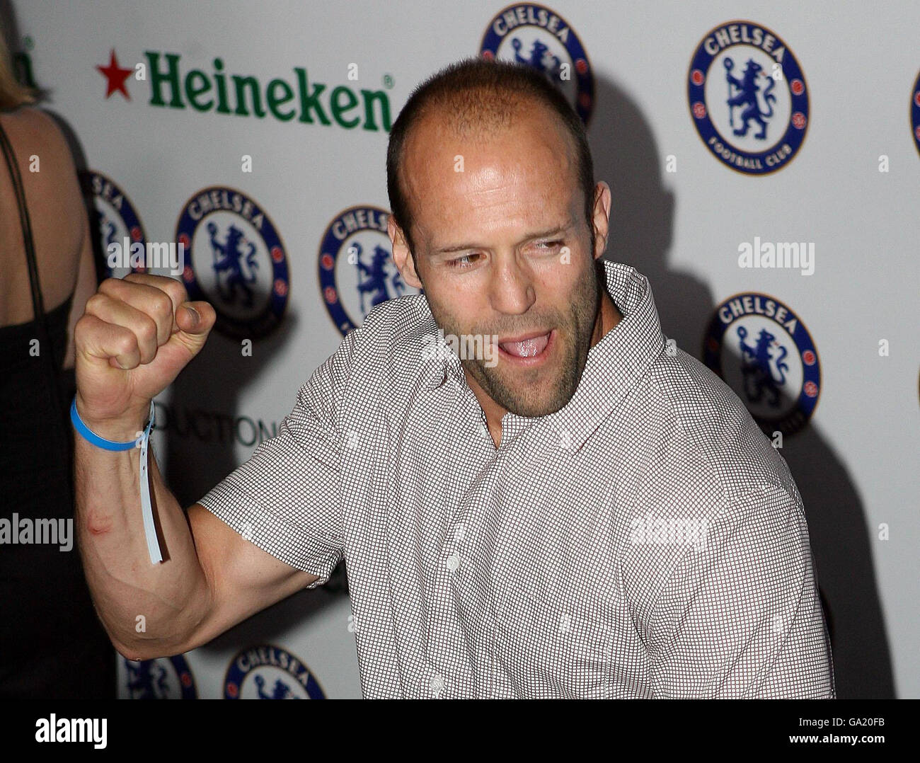 Chelsea Charity Party - Los Angeles. Der Schauspieler Jason Statham ...