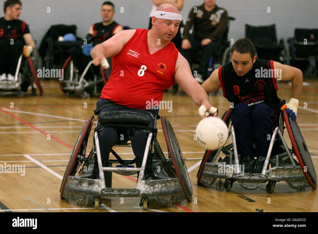 Rollstuhl-Rugby - Bundesfinale - Stoke Mandeville Stadion ...