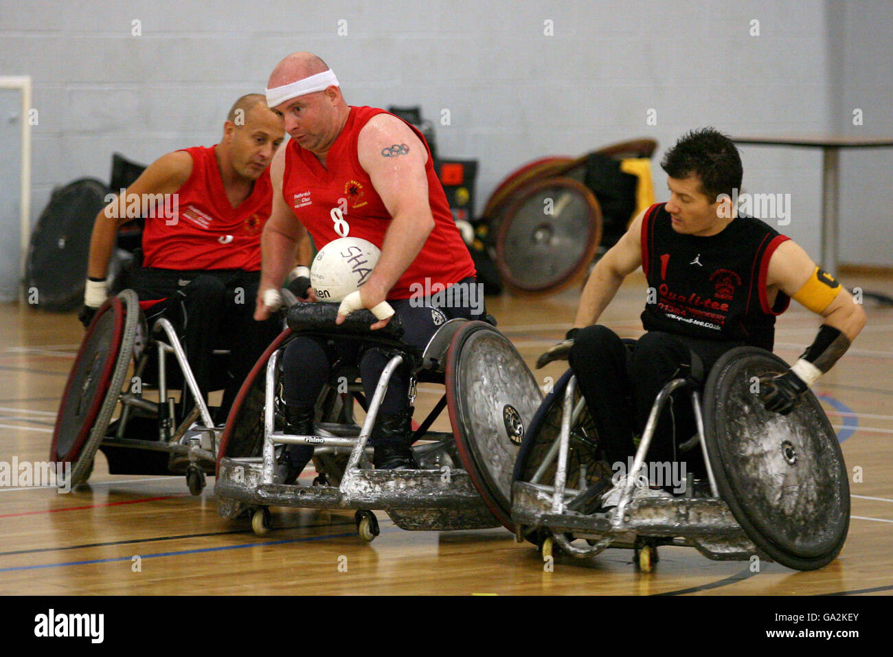 Rollstuhl-Rugby - Bundesfinale - Stoke Mandeville Stadion ...