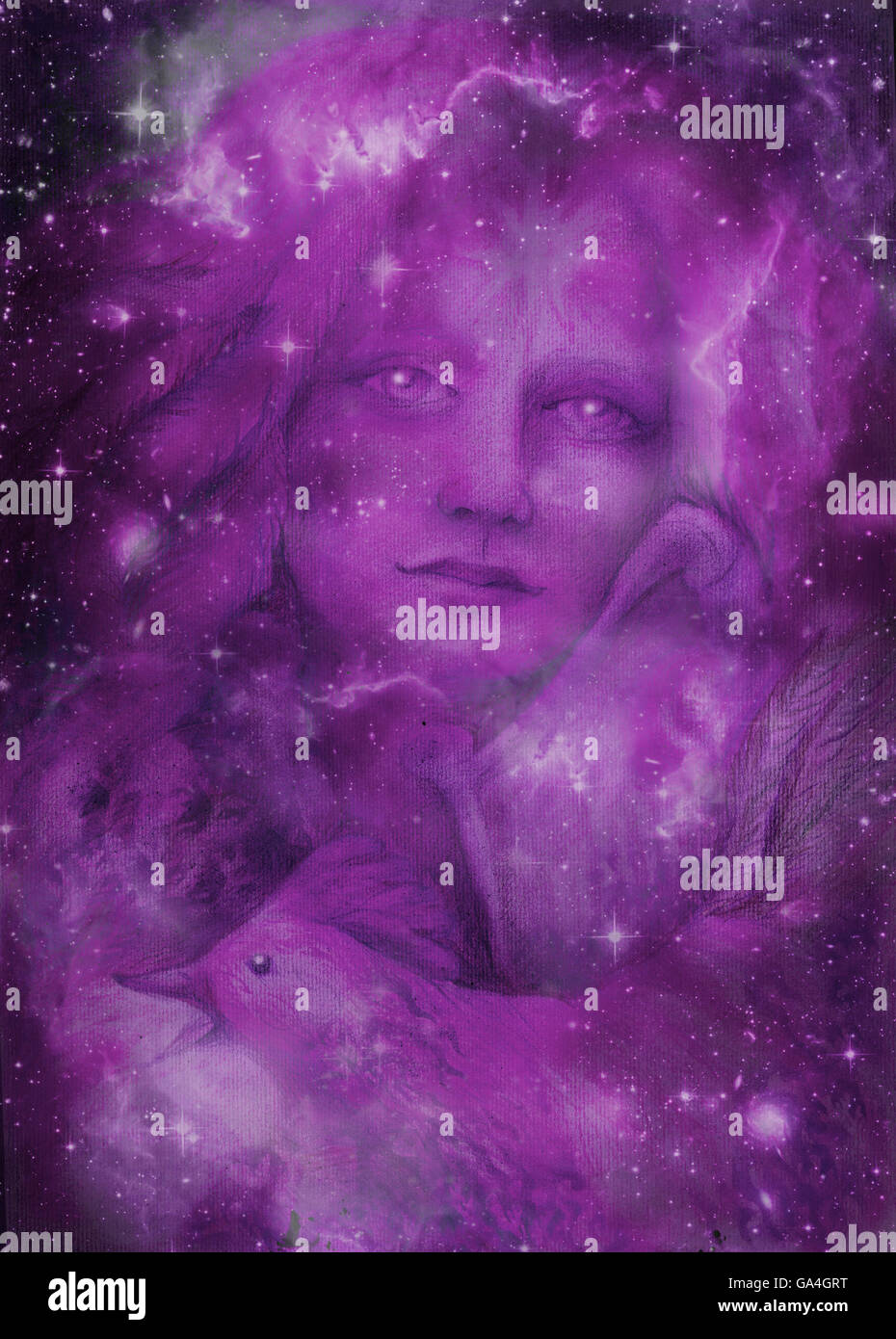 Harfe Zeichnung Stockfotos und -bilder Kaufen - Alamy