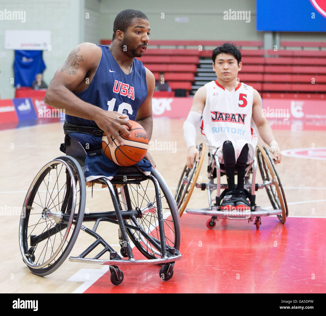 Leicester Sportarena, Leicester, UK. 3. Juli 2016. Kontinentaler ...