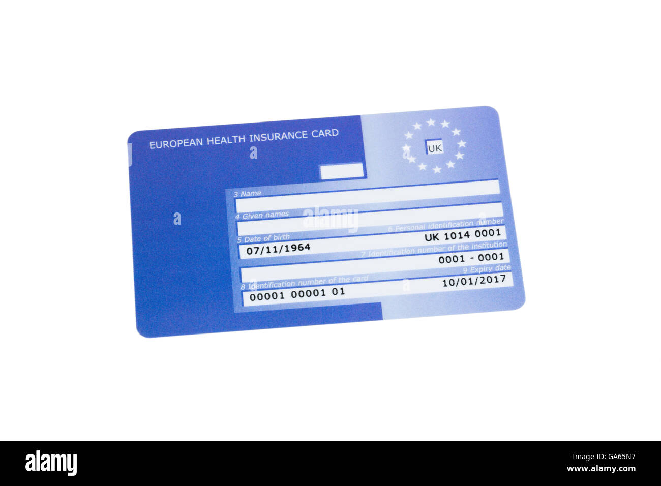 Insurance card -Fotos und -Bildmaterial in hoher Auflösung – Alamy