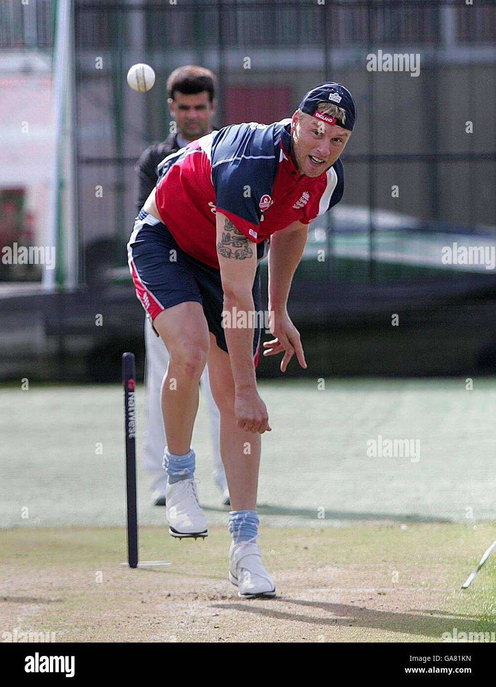 England andrew flintoff trainingseinheit old trafford -Fotos und ...