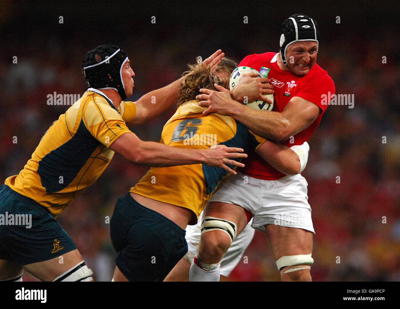 Australien rocky elsom daniel vickerman packt wales ian gough an -Fotos ...