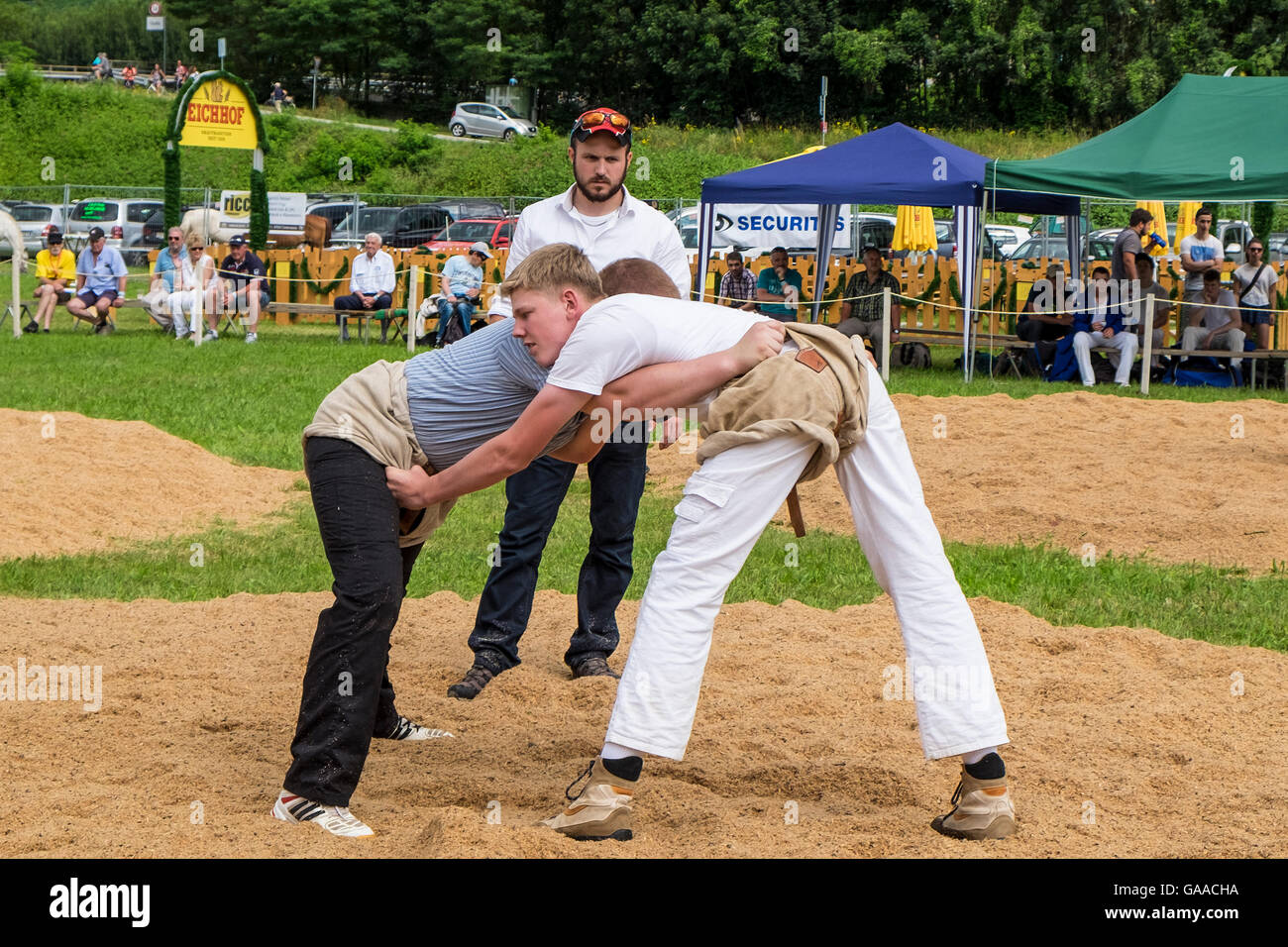 People switzerland traditional swiss wrestling fight sport -Fotos und ...