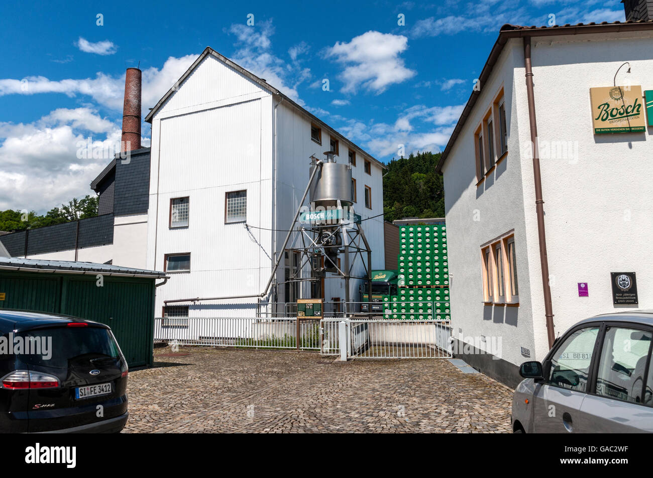 Bosch-Brauerei in Bad Laasphe, Nordrhein-Westfalen, Deutschland, Europa ...