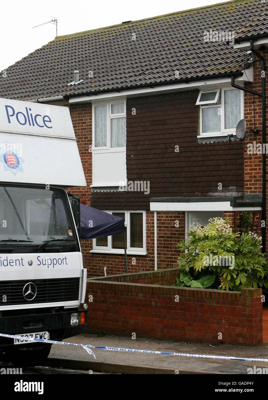 Die polizei bleibt ehemaliger heimat peter tobin in margin -Fotos und ...