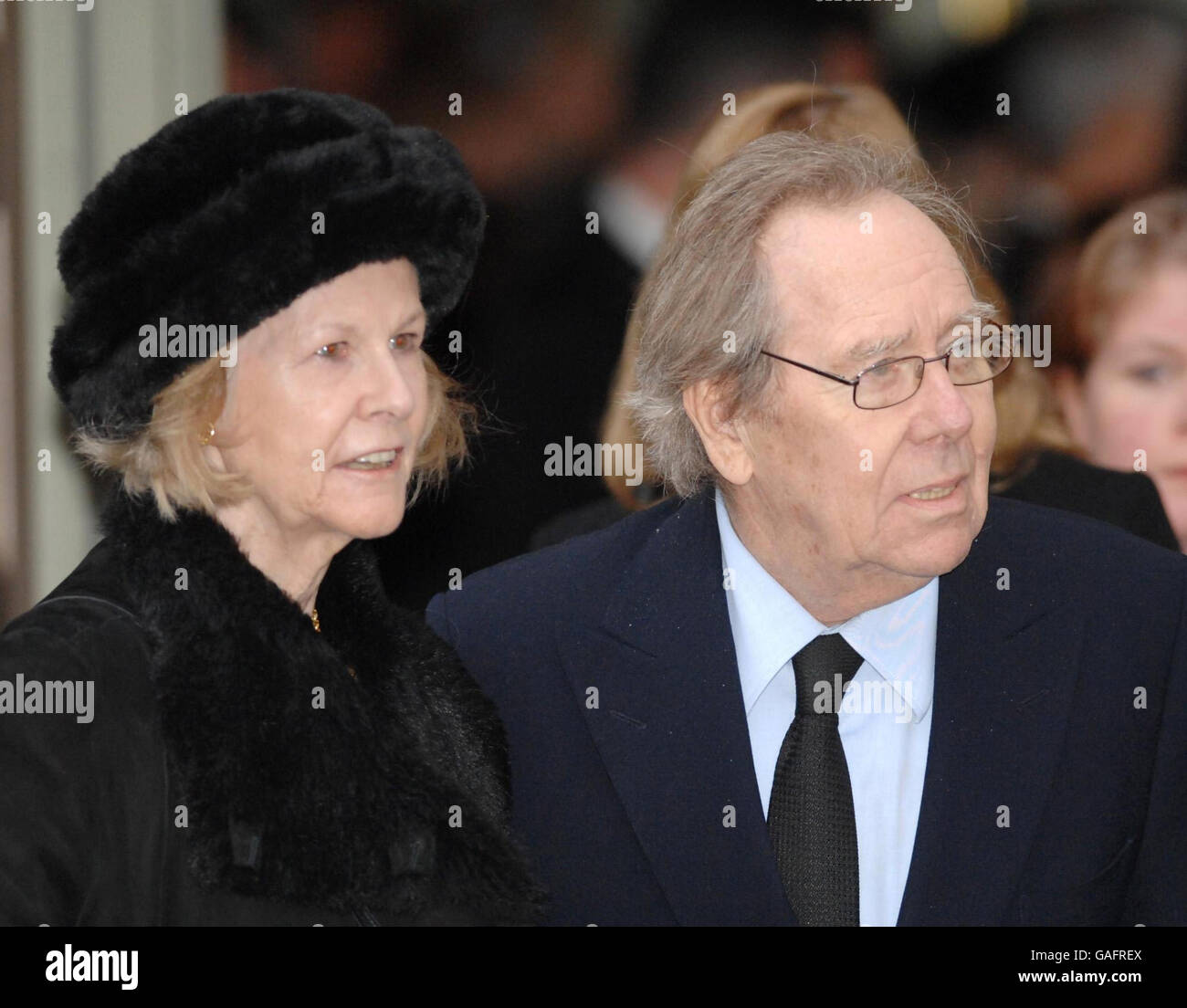 Lord Snowdon bei der Beerdigung Königin Mutters treuer ehemaliger ...