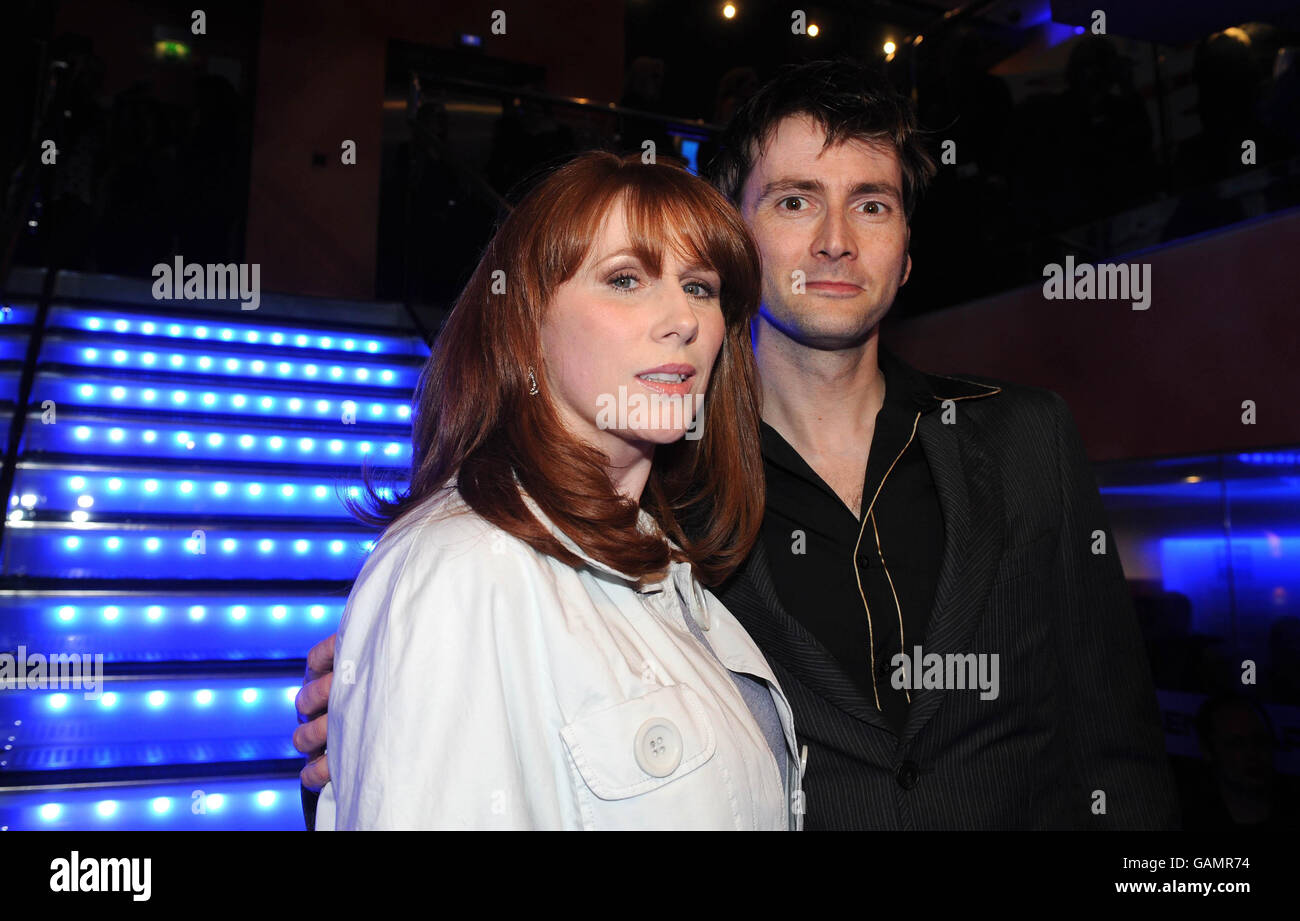 David Tennant und Catherine Tate kommen zur Vorführung der Doctor Who ...