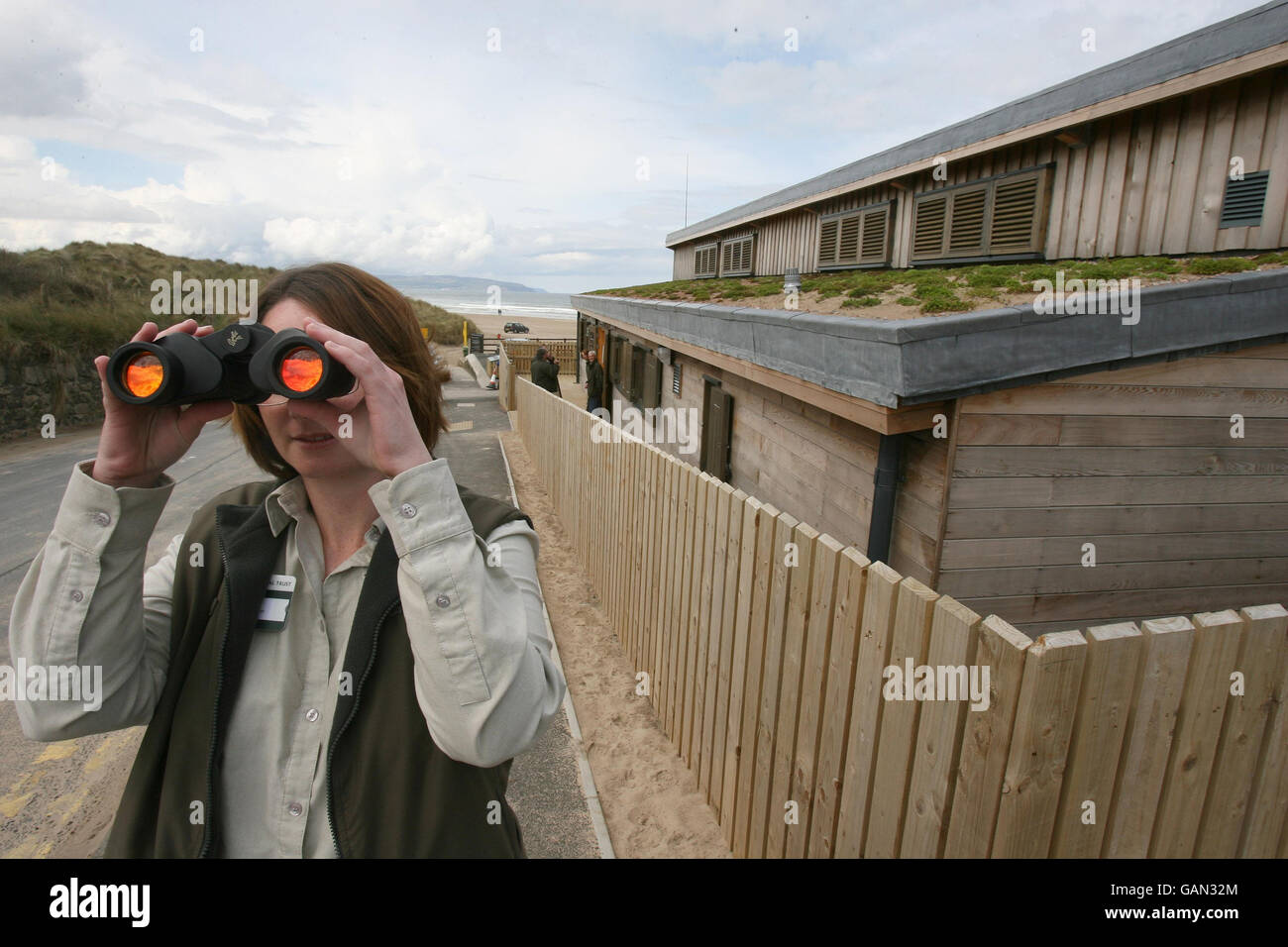 Sarah Field, Beach Manager am Portstewart Strand, im neu eröffneten ...
