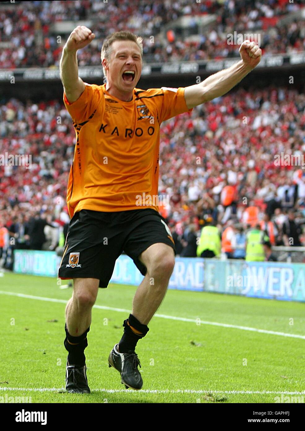 Hull citys nick feiert am ende des spiels -Fotos und -Bildmaterial in ...