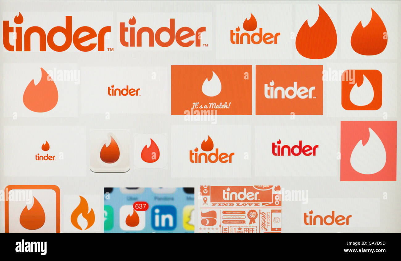 Tinder Logo Stockfotos & Tinder Logo Bilder - Alamy