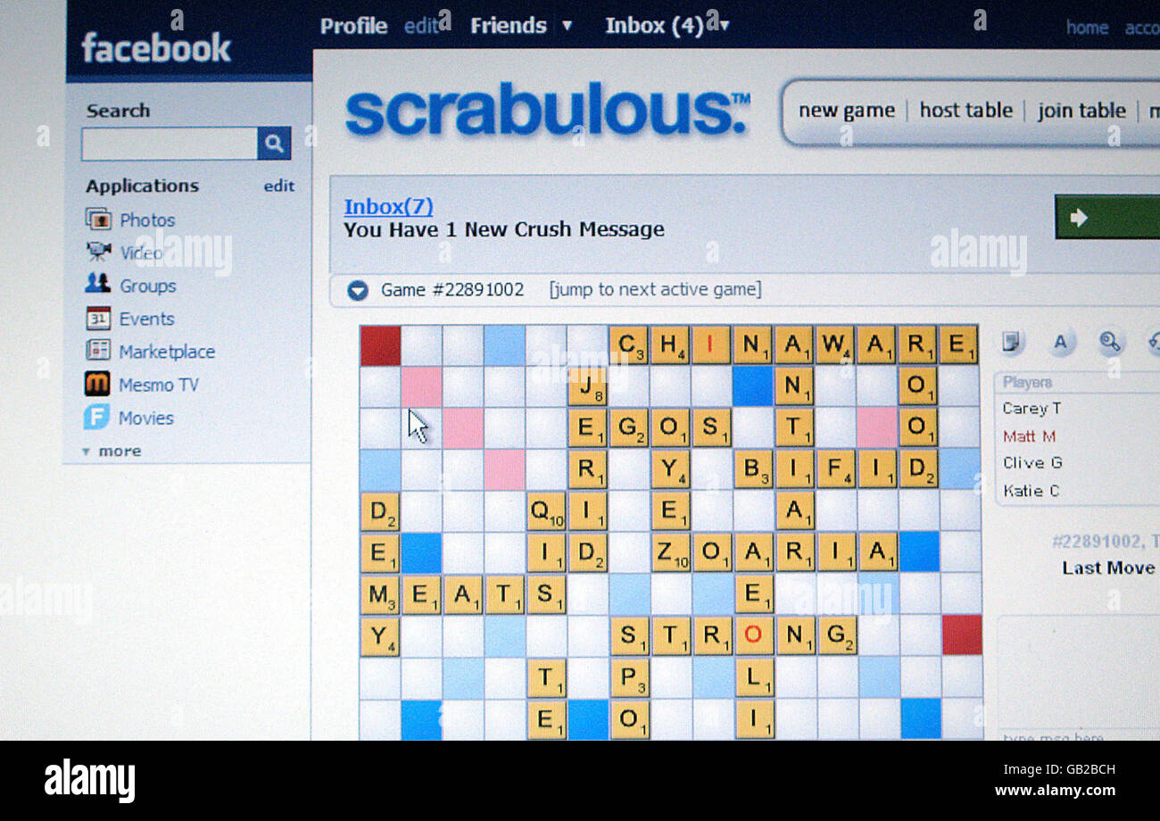 Word game -Fotos und -Bildmaterial in hoher Auflösung – Alamy