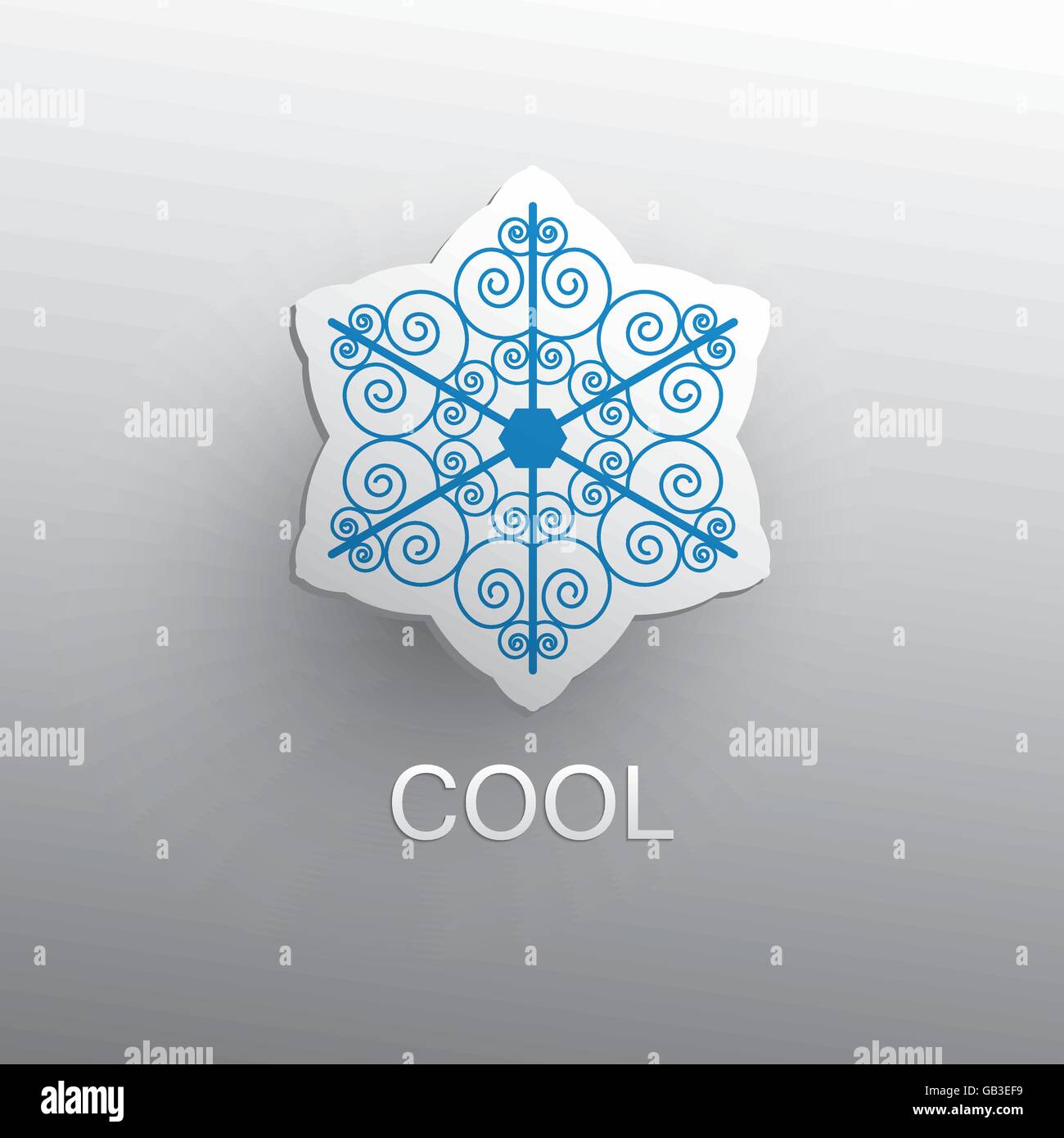 Schneeflocke logo -Fotos und -Bildmaterial in hoher Auflösung – Alamy