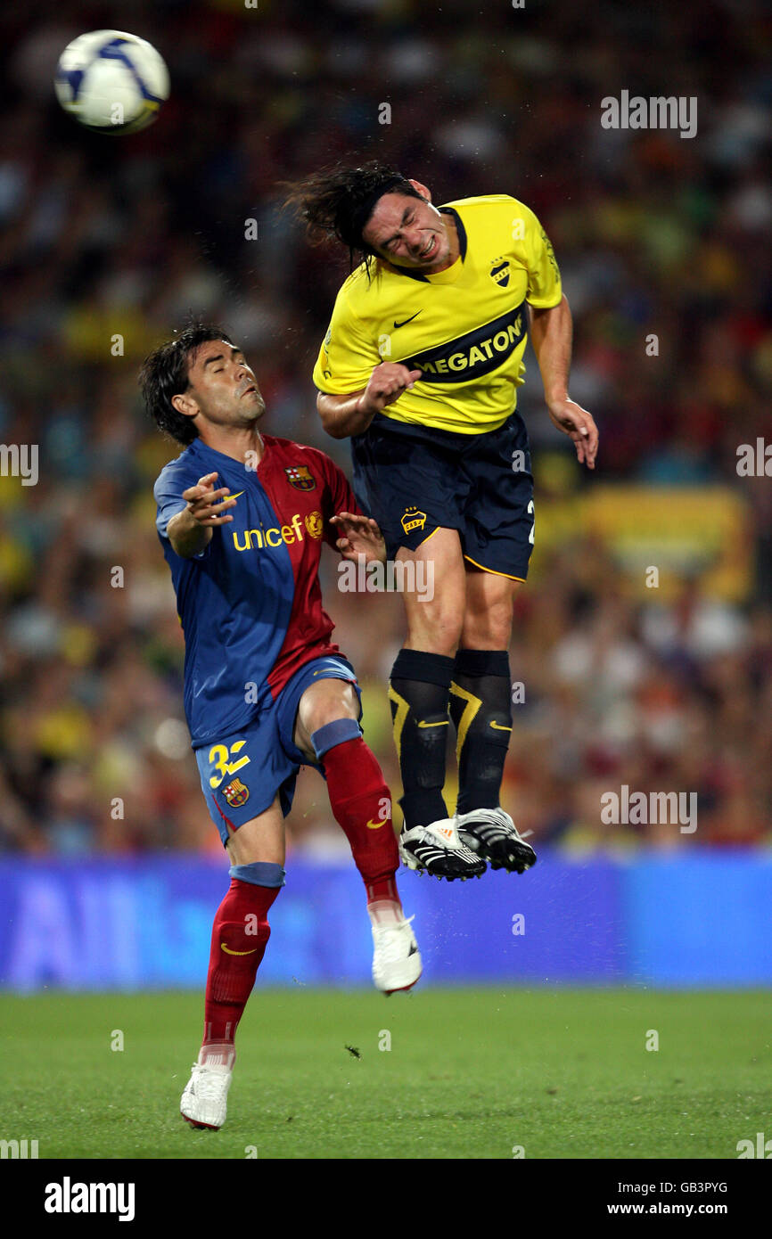 Fußball - Joan Gamper Trophy - Barcelona / Boca Juniors - Nou Camp. Der ...