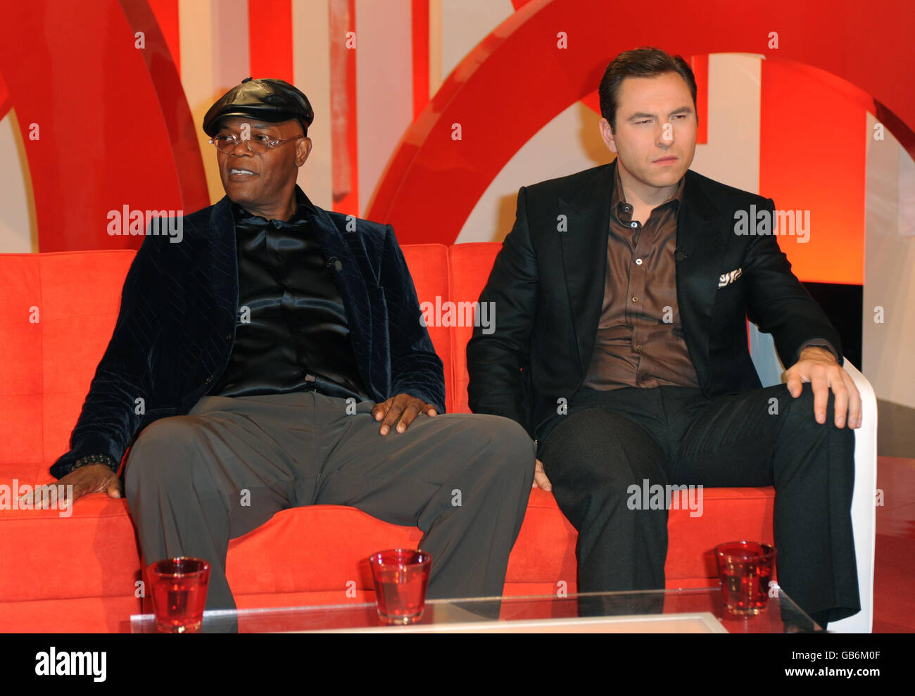 Die Gäste (von links nach rechts) Samuel L. Jackson und David Walliams ...