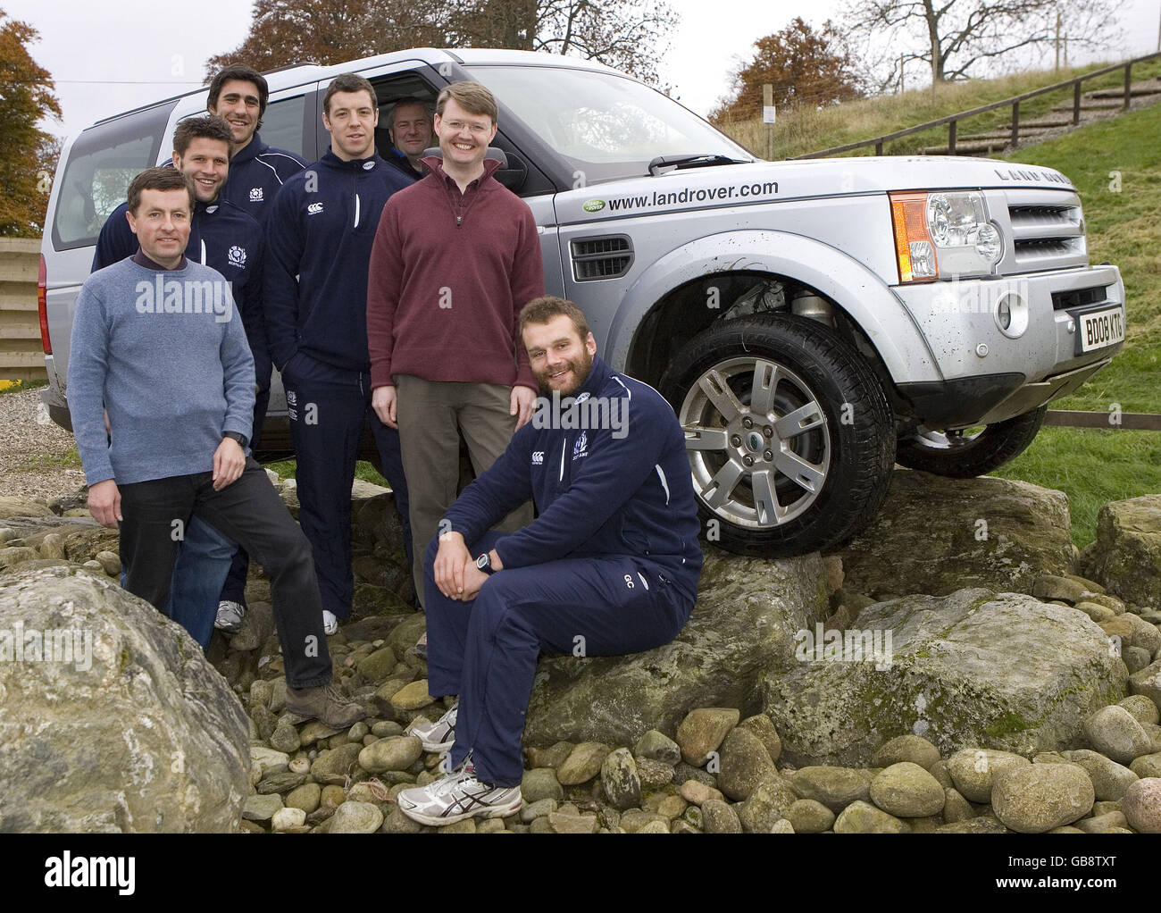 Schottische internationale rugby teammitglieder allister hogg -Fotos ...