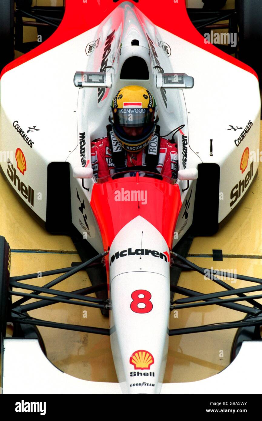 GROSSER PREIS VON FRANKREICH. AYRTON SENNA, BRASILIEN, MCLAREN FORD ...