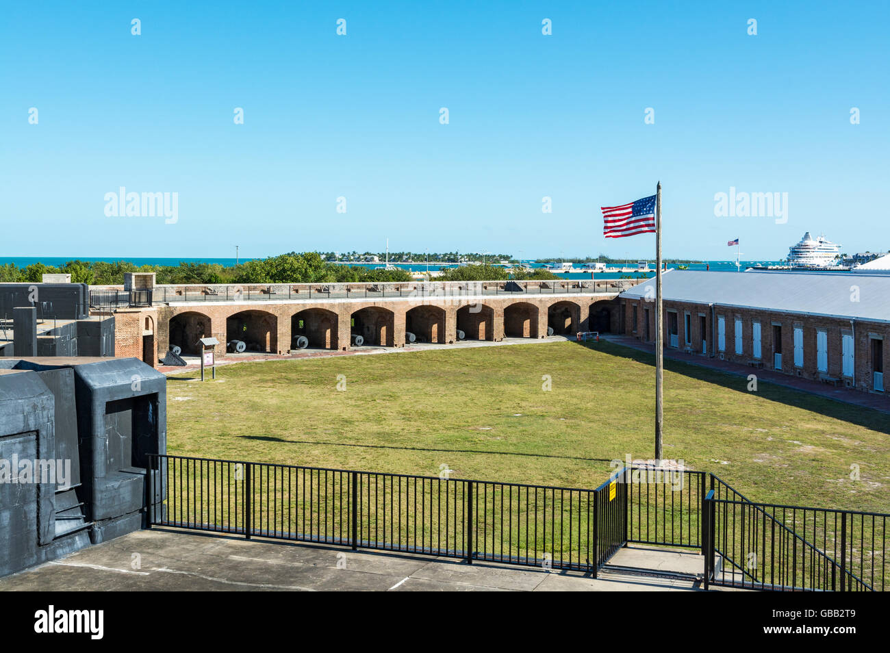 Florida, Key West, Fort Zachary Taylor Historic State Park, aktive 1845 ...