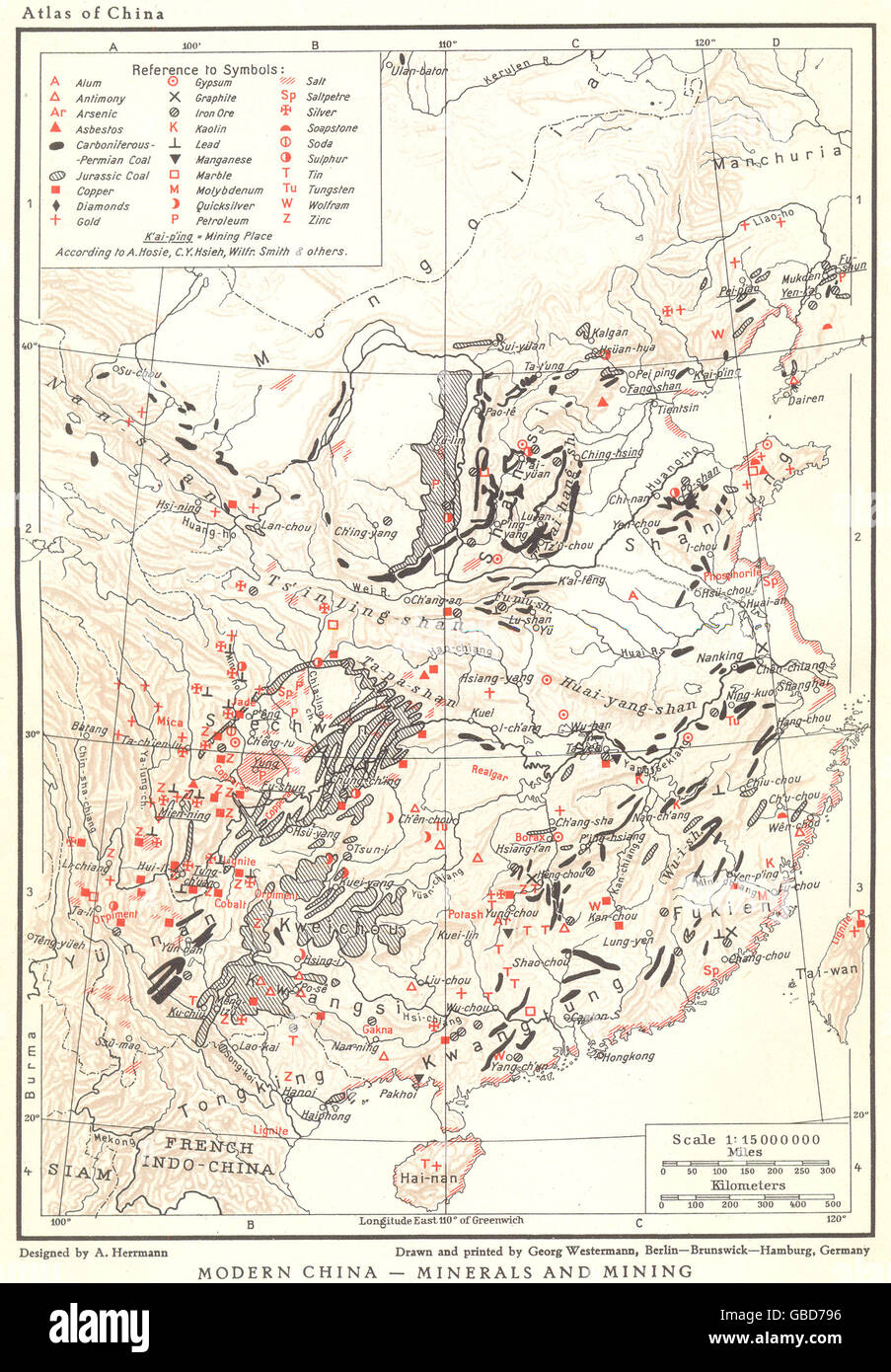 China karte 1935 -Fotos und -Bildmaterial in hoher Auflösung – Alamy