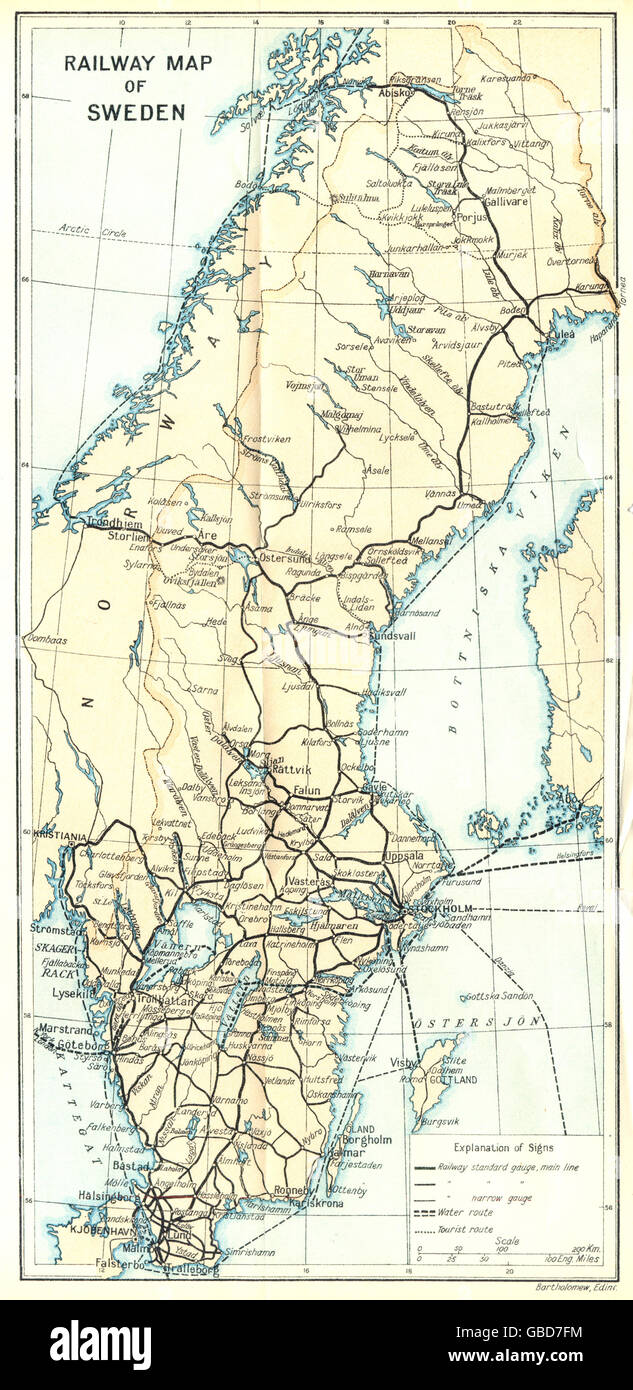 Postfahrverbindungen Danemark Schweden Karte