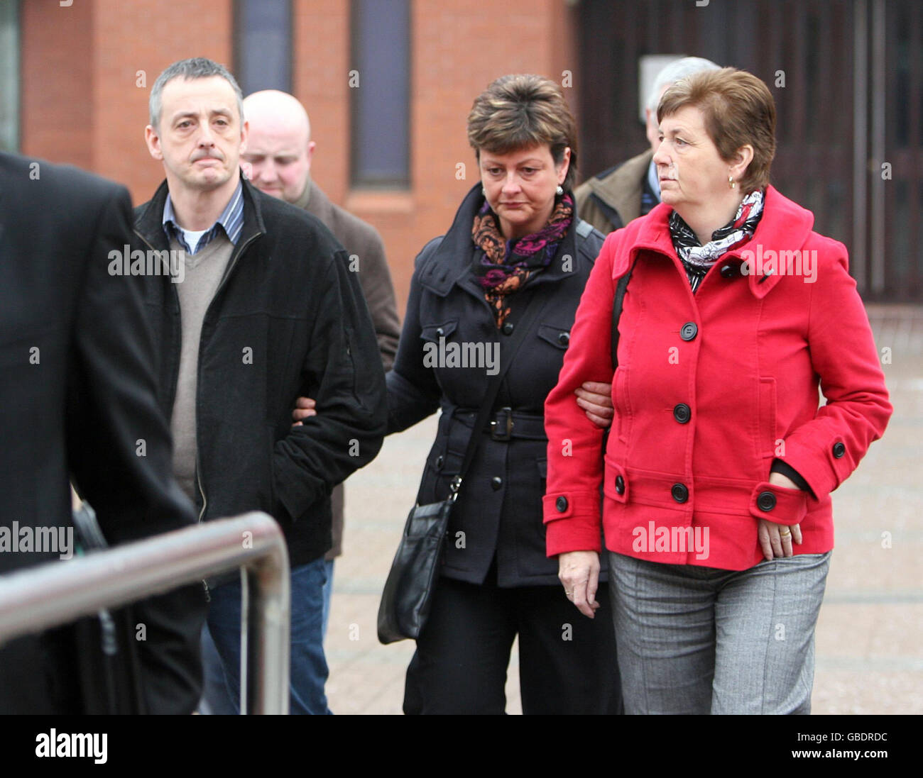 Die familie des ermordeten polizisten trevor buchanan -Fotos und ...