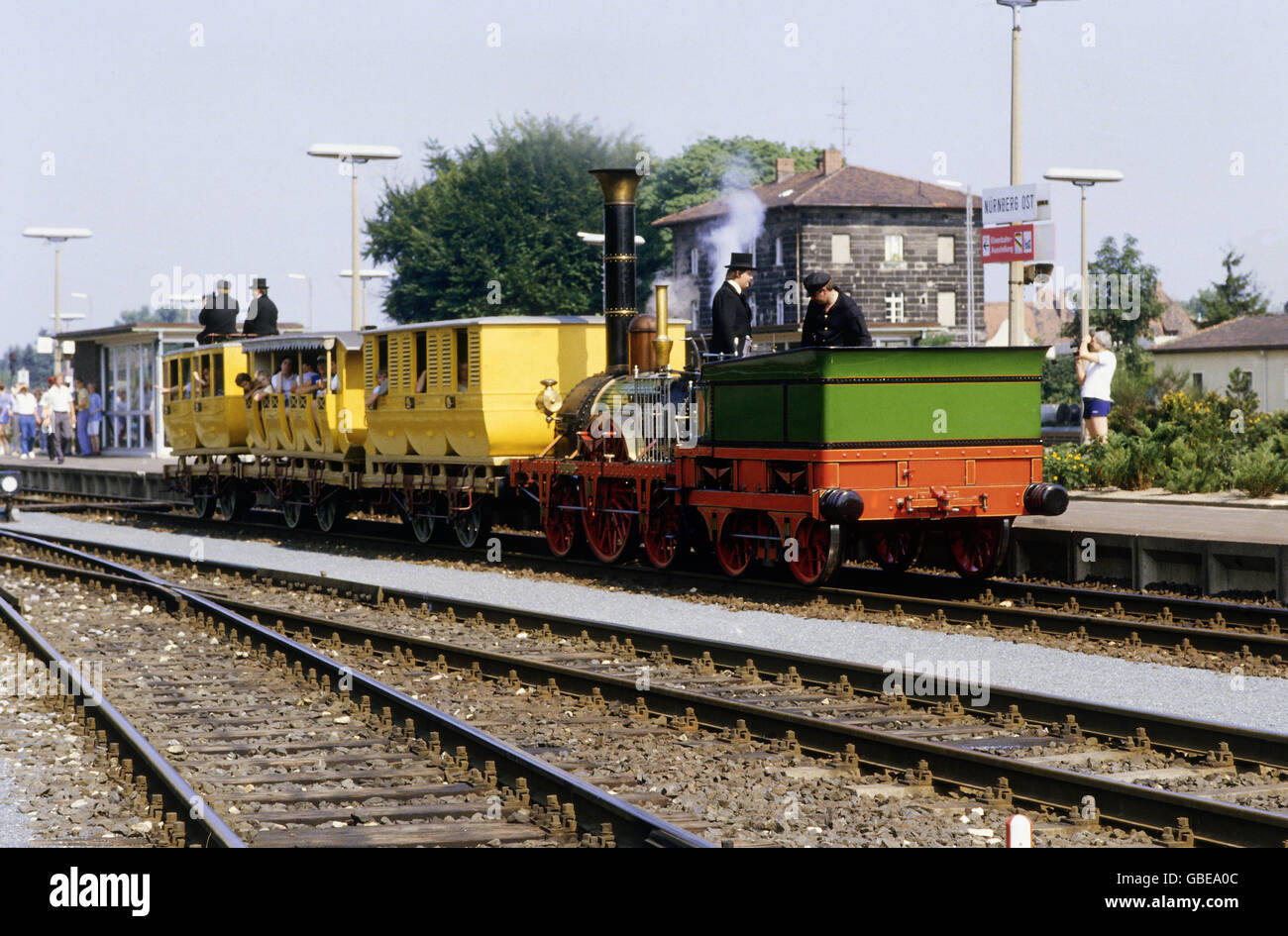 The Adler Locomotive Stockfotos & The Adler Locomotive Bilder - Alamy