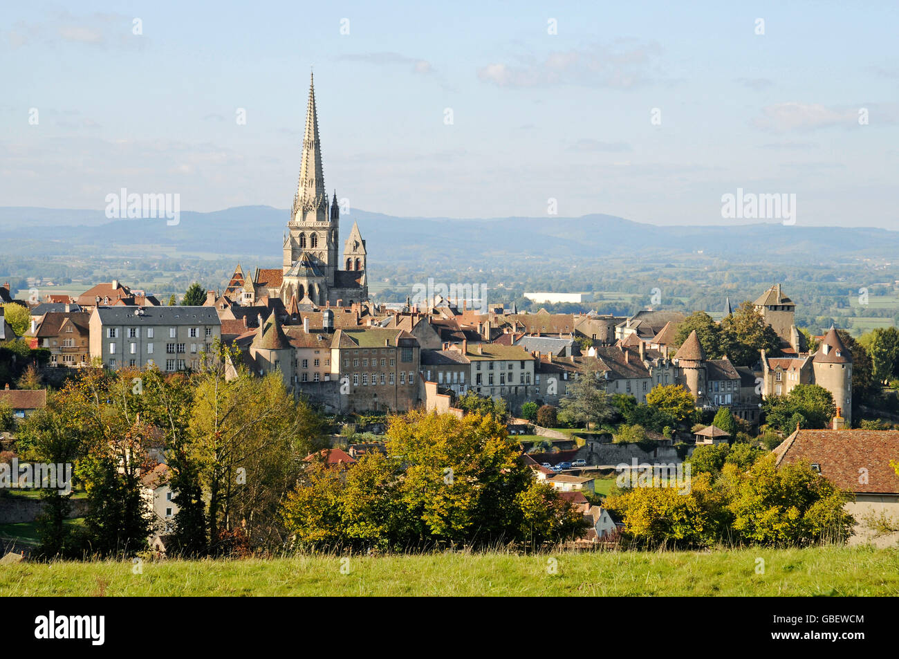 Kathedrale Saint-Lazare, Autun, Saone-et-Loire, Burgund, Frankreich ...
