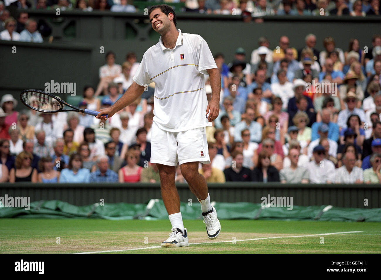 Tennis wimbledon herren finale andre agassi v pete sampras -Fotos und -Bildmaterial in hoher ...
