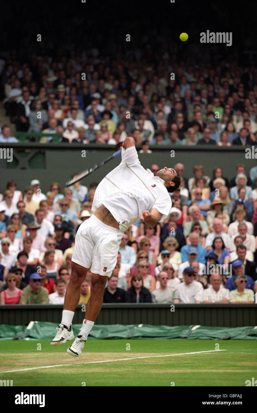 Tennis wimbledon herren finale andre agassi v pete sampras -Fotos und -Bildmaterial in hoher ...